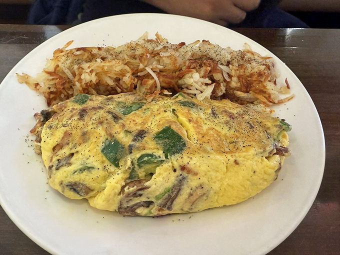 Behold, the bacon and cheese omelette &ndash; a protein-packed powerhouse that's part breakfast, part warm hug, and all delicious.