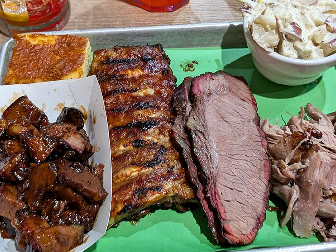 Brisket so tender, it practically melts on the plate. It's like butter, but better because&hellip; well, it's meat!