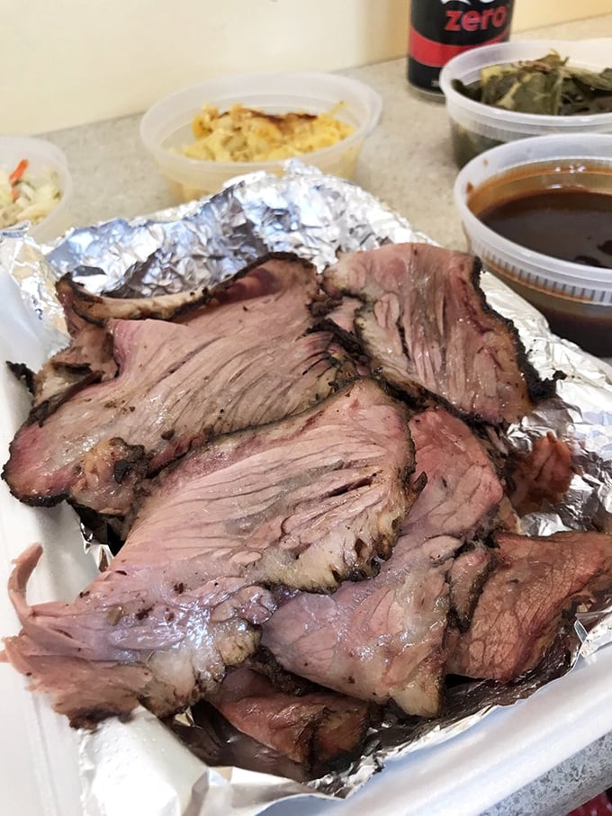 Brisket so tender, it'll make you weep tears of smoky joy. Grab a friend &ndash; or don't, more for you!