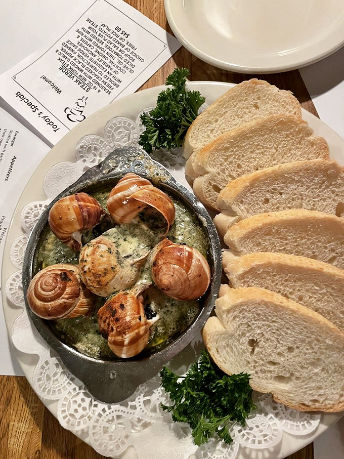 Escargot, oh l&agrave; l&agrave;! These buttery, garlicky morsels are proof that sometimes the best things in life come in small, shell-shaped packages.