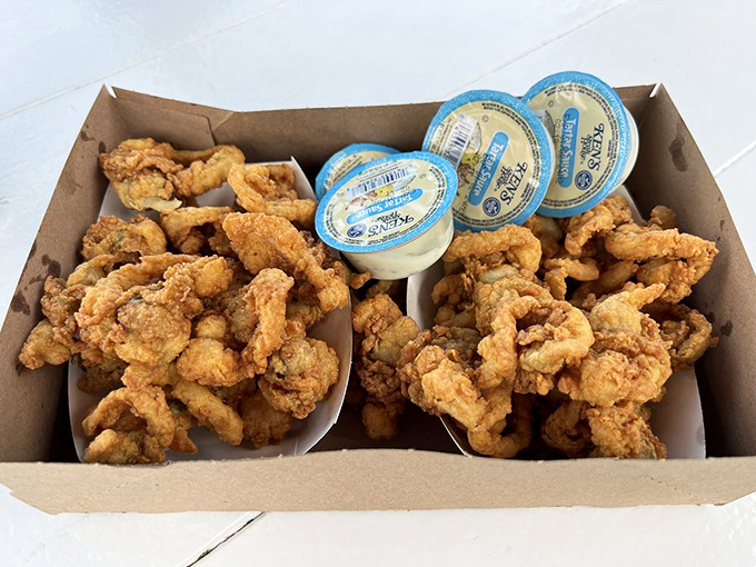 Golden, crispy, and utterly irresistible. These fried clams are like the potato chips of the sea &ndash; bet you can't eat just one!