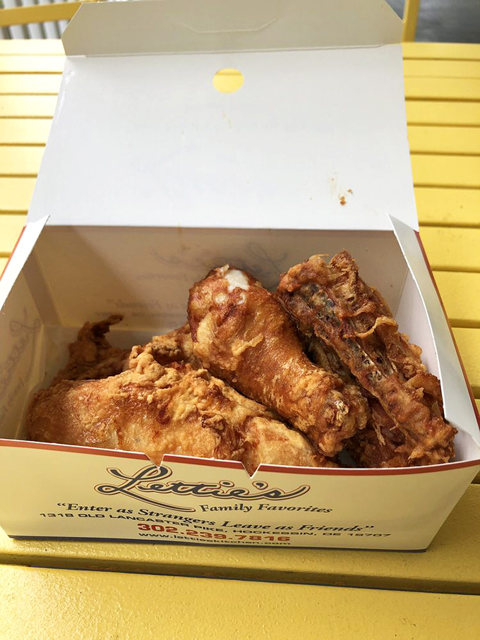 Takeout never looked so tempting! Lettie's fried chicken to-go is like a picnic in a box &ndash; minus the ants and with 100% more flavor.