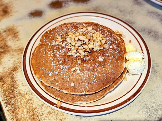 Pancakes so fluffy, they could double as pillows. Warning: May induce extreme happiness and the urge to cancel all plans for the day.