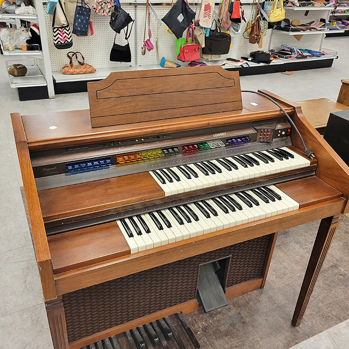 Keys to the past: This beauty's ready for its second act. Who knows, you might discover your inner Liberace!