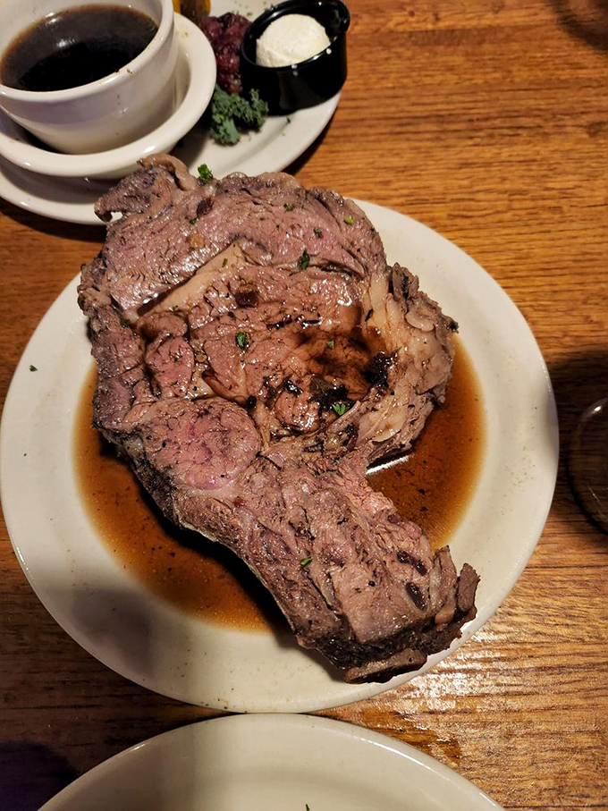 Meet the Prime Rib: so tender, it practically slices itself. It's the Rolls-Royce of beef, minus the hefty price tag.