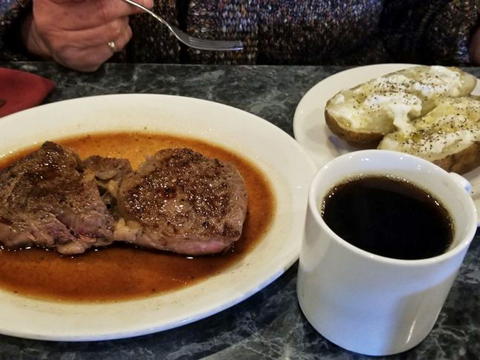 Steak your claim on this beauty! A perfectly grilled ribeye that's more photogenic than most Instagram influencers.