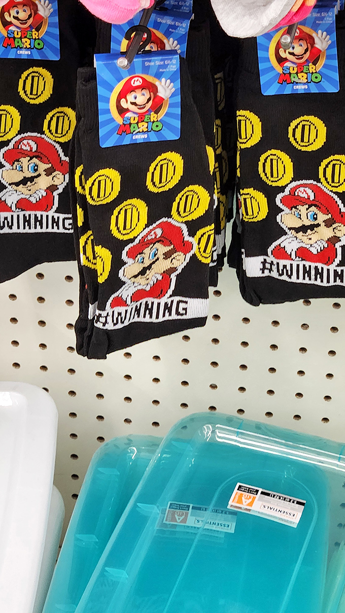 Sock it to me! Mario's bringing his A-game to your feet. Who knew saving the Mushroom Kingdom could be so comfy and affordable?