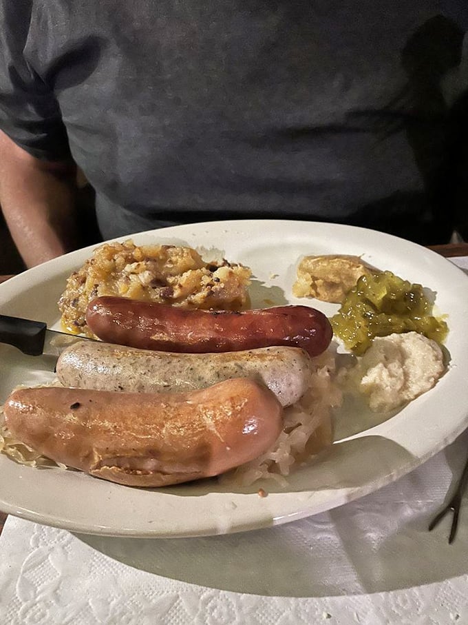 The sausage feast that would make even Oktoberfest jealous. It's a carnivore's dream come true, served with a side of pure joy.