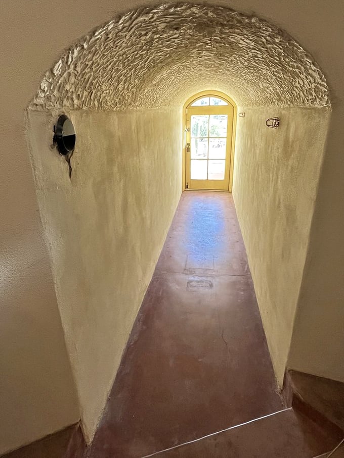 Follow the yellow brick... err, sandy road! This tunnel might just lead you to the Wizard of Odd, Arizona edition.