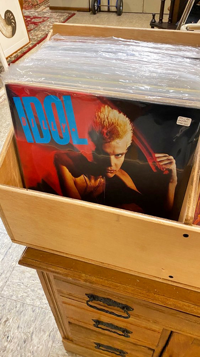 Vinyl revival central! From Billy Idol to Billy Joel, these records are ready to spin tales of musical glory days.