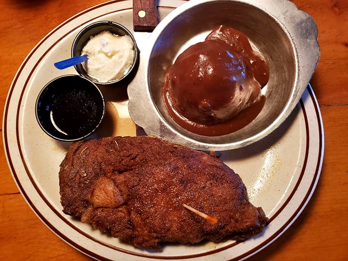 Blackened prime rib: because sometimes, you need to spice things up. It's like your favorite steak went on vacation and came back cooler than ever.