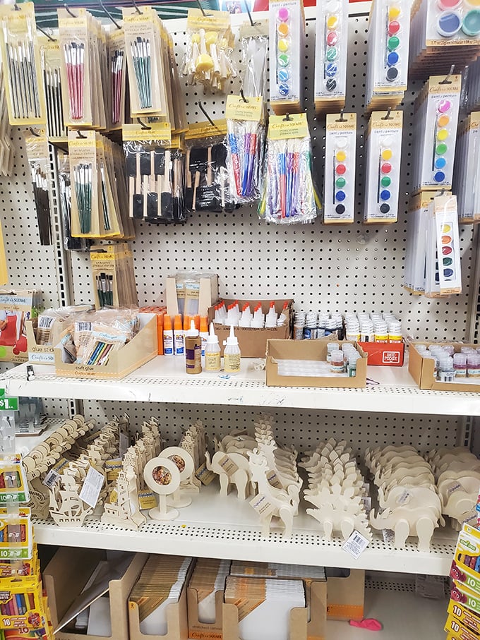 DIY heaven or craft purgatory? These shelves hold the power to transform your Pinterest dreams into dollar store reality.
