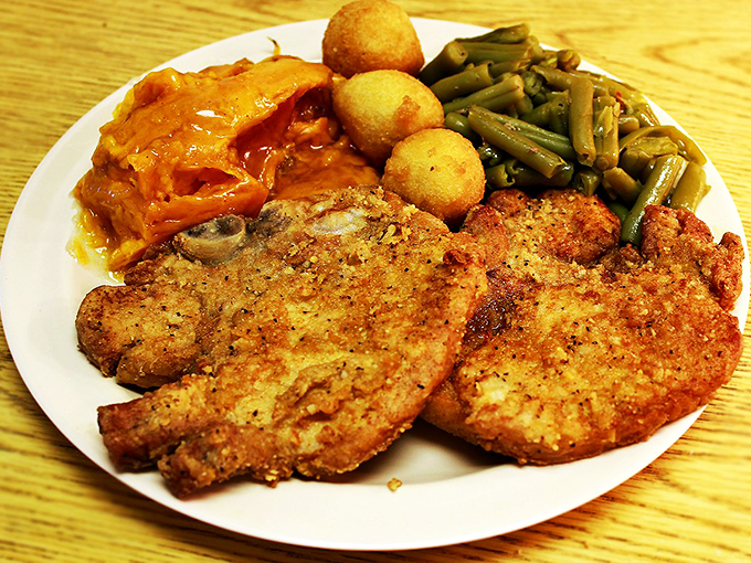 These pork chops are bringing sexy back to the barnyard. Golden-brown perfection that's music to your taste buds.