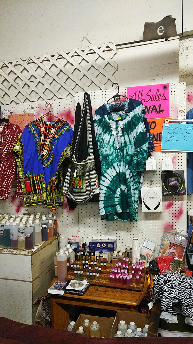 Patterns that pop and colors that sizzle! This booth is like a wearable fireworks display of African-inspired fashion.