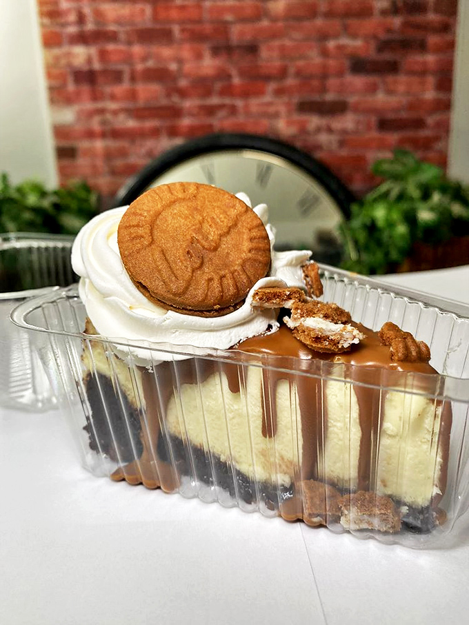 Biscoff brownie cheesecake: A dessert so decadent, it should come with its own fainting couch. Prepare for a flavor explosion!