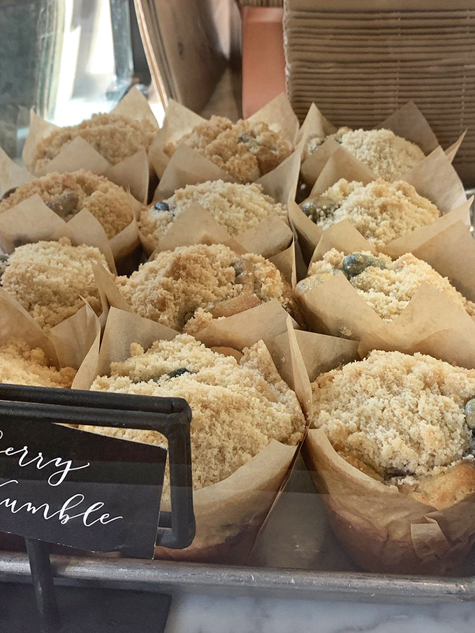 Blueberry bliss in every bite! These muffin crumbles are like a fruity treasure hunt for your taste buds.