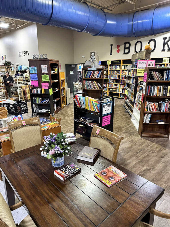 Bookworms, rejoice! This literary labyrinth is where paperbacks go to find their forever homes and new adventures begin.