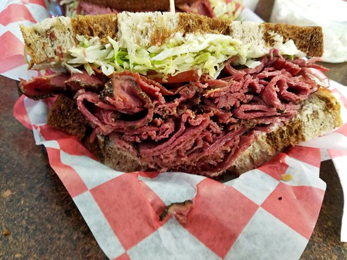 The Brooklyn Blast: where marbled rye meets a meat avalanche. It's like the borough itself &ndash; bold, diverse, and impossible to ignore.