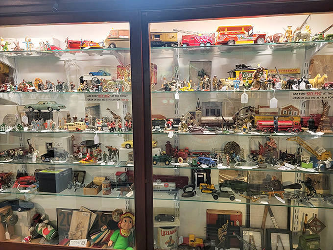 Honey, I shrunk the 20th century! This cabinet of curiosities is a pint-sized parade of nostalgia that'll have you reliving your childhood in miniature.