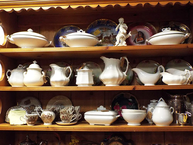 Tea time or not, these ceramics are ready for their close-up. Mary Berry would approve of this delightful china collection.