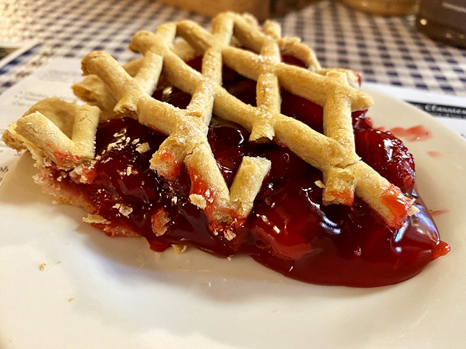 Cherry pie so good, it might make George Washington wish he'd chopped down a different tree. This lattice-topped beauty is summer in a slice.
