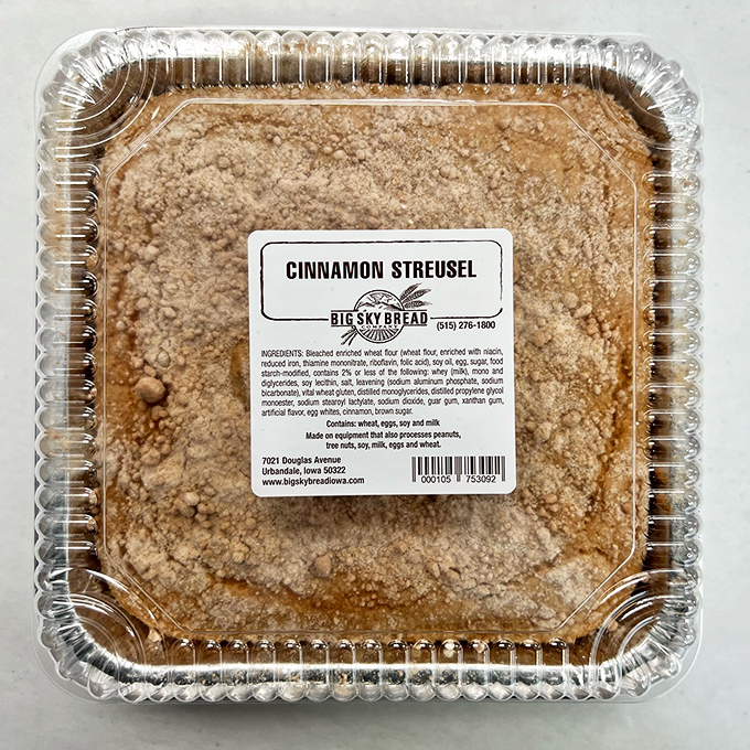 Cinnamon Streusel cake: where your coffee finds its soulmate. It's the breakfast of champions... and those who aspire to be.