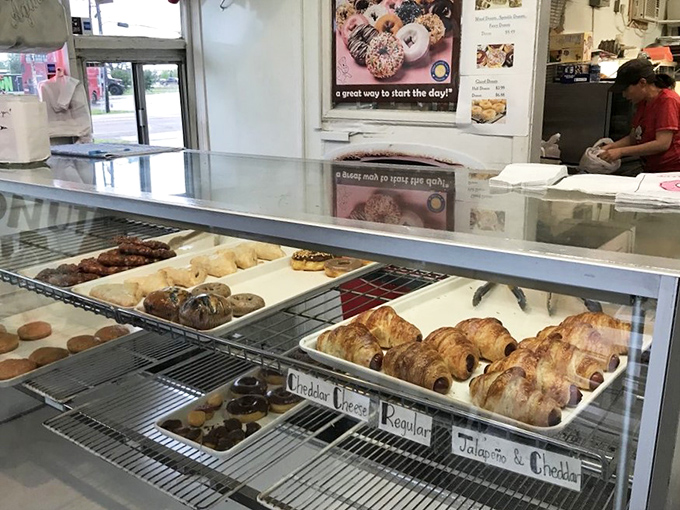 Where the magic happens! This counter is the stage for a daily performance of "Donuts: The Musical" &ndash; standing ovation guaranteed.