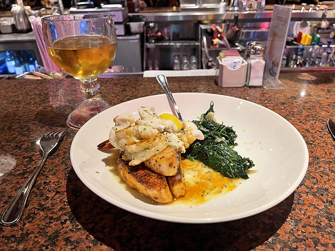 Crispy Atlantic Salmon: proving that fish can be both healthy and indulgent. It's the superhero of the seafood world, cape optional.