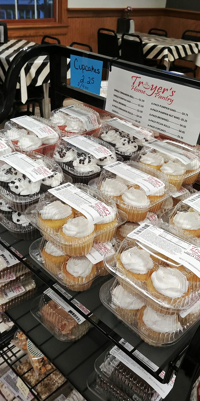 Cupcake heaven! These little beauties are lined up like sweet soldiers, ready to march straight into your heart (and stomach).