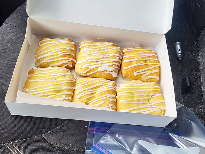 Danish delight! These golden pastries are flakier than your ex and twice as sweet. Your coffee's new best friend awaits.