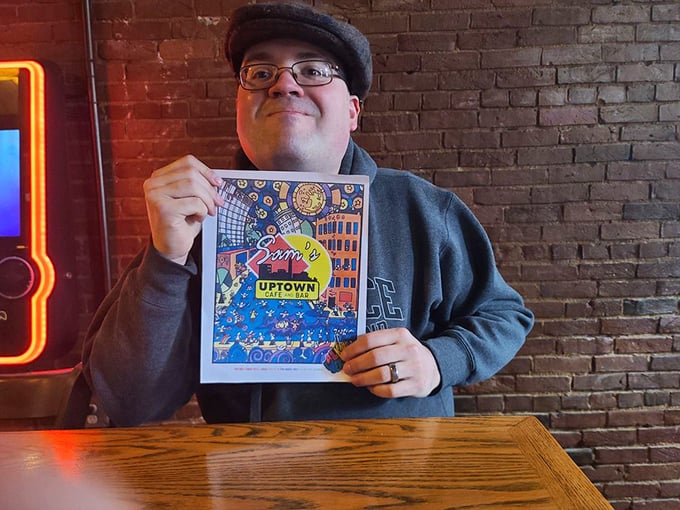 Where everybody knows your name&hellip; or at least pretends to! Sam's cozy dining area feels like your favorite aunt's kitchen, if she could cook for an army.