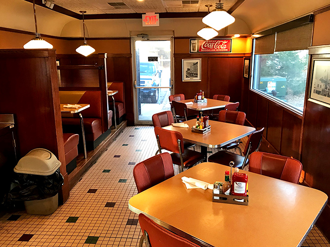 Welcome to the land of endless coffee and friendly faces. This dining area is cozier than your favorite sweater on a chilly day.