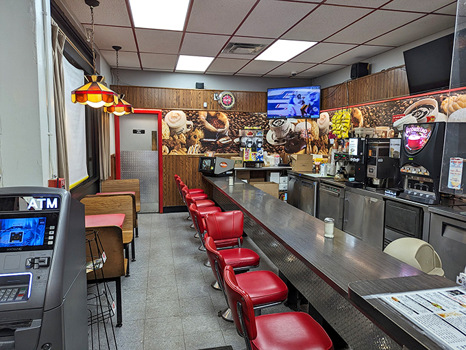 Where retro meets delicious. If these walls could talk, they'd probably ask for extra sprinkles.
