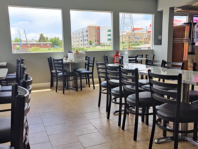 Welcome to the breakfast club! This dining area's serving up comfort with a side of nostalgia. Pull up a chair and stay awhile.