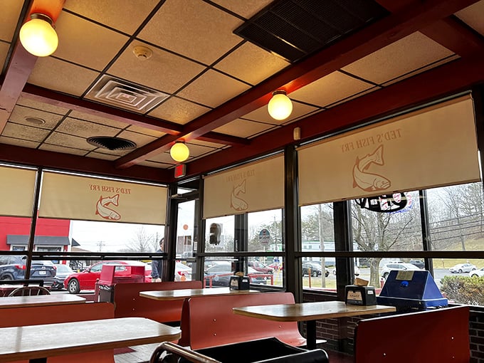 Retro charm meets modern appetite! Ted's dining area is like stepping into a time machine, but with better food.