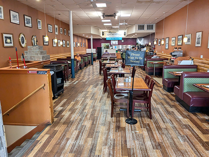 Where everybody knows your name&hellip; and your favorite breakfast order! Charlie's dining area is small-town hospitality incarnate.