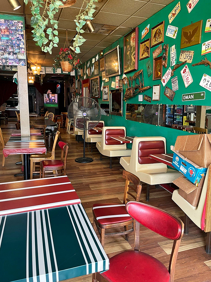 Cozy booths, quirky decor, and the promise of pizza &ndash; it's like stepping into a '90s sitcom, but with better food.