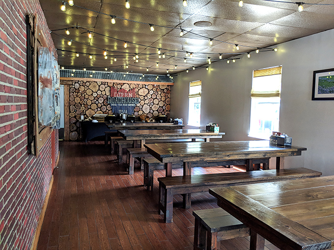 Where BBQ dreams come true! Pappy's dining area is casual, inviting, and ready for your meat-eating adventures.