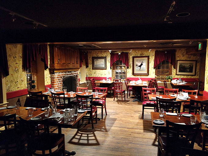 A dining room where every table tells a story. Just don't ask about the ghost in the corner... he's a regular.