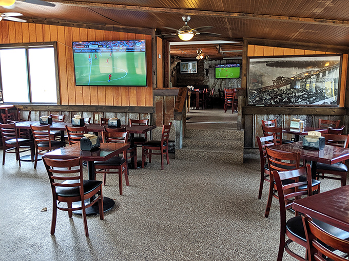 Sports on TV, BBQ on the table &ndash; it's like heaven, but with better food and comfier chairs.