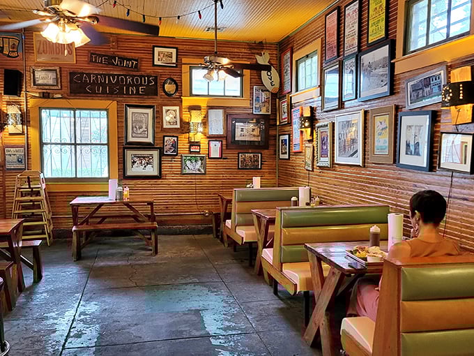With walls adorned like a BBQ hall of fame, you'll feel like you're dining in the Louvre of low-and-slow cooking.