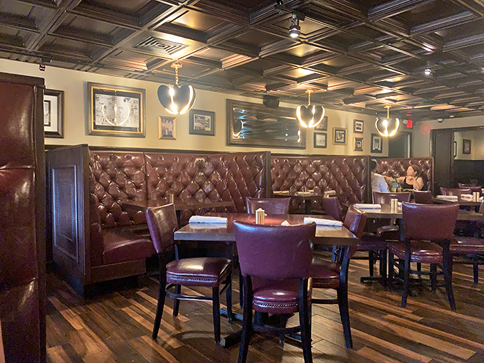 The dining room feels like it's hosted every important Florida business deal and anniversary celebration since Truman was president.