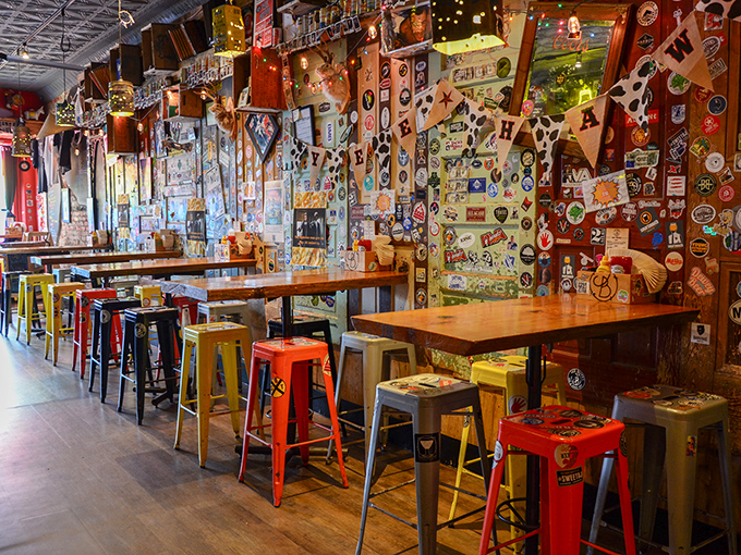 Welcome to the coolest clubhouse in town. With decor this eclectic, you'll never run out of conversation starters &ndash; or reasons to order another round.