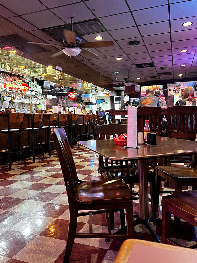 Pull up a chair and stay awhile! This cozy dining area's got more charm than a Southern belle at a church picnic.