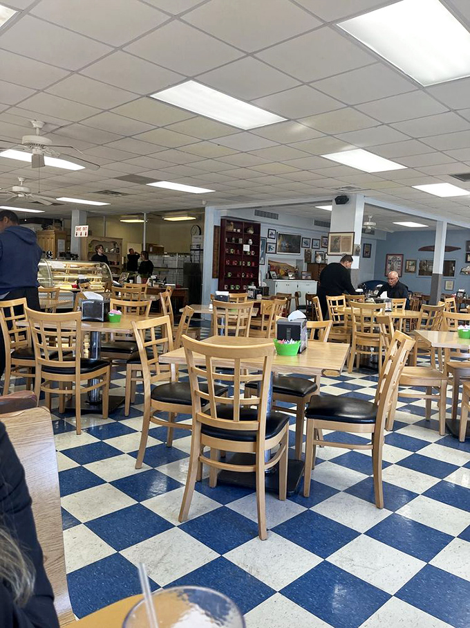 Pull up a chair and stay awhile! This cozy dining area is where strangers become friends, united by their love of good eats.