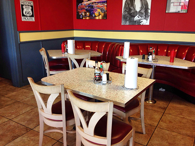 Pull up a chair and stay awhile. Wally's dining area is where strangers become friends, united by the universal language of good food.