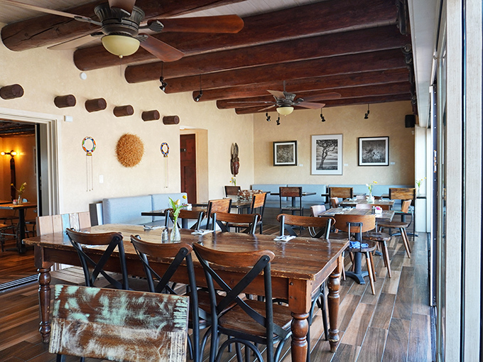 Rustic chic meets comfort food haven. It's like dining in your coolest friend's living room &ndash; if that friend was a burger genius.