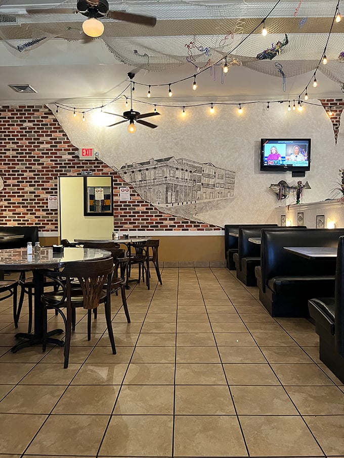 Welcome to the land of brick walls and twinkling lights, where every meal feels like a celebration and calories don't dare to count themselves.