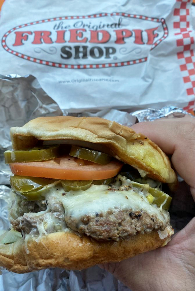 Double the patty, double the fun! This burger is stacked higher than my to-read pile, and I'm not mad about it.