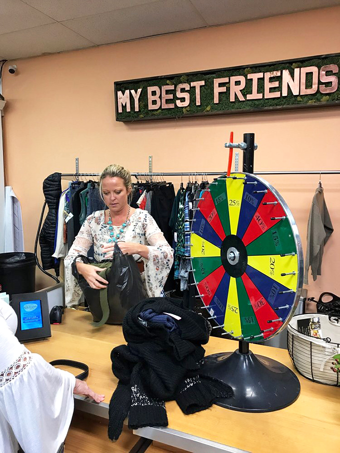 Staff members help curate your experience with insider knowledge and a spin wheel that might score you additional discounts.